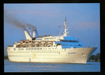 Ship postcard Chantry Classics Chrome S87 Sunward II at Miami Florida ...