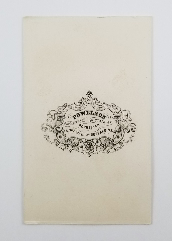 1860s CDV Photograph Beautiful Young Woman Powelson Rochester Buffalo ...