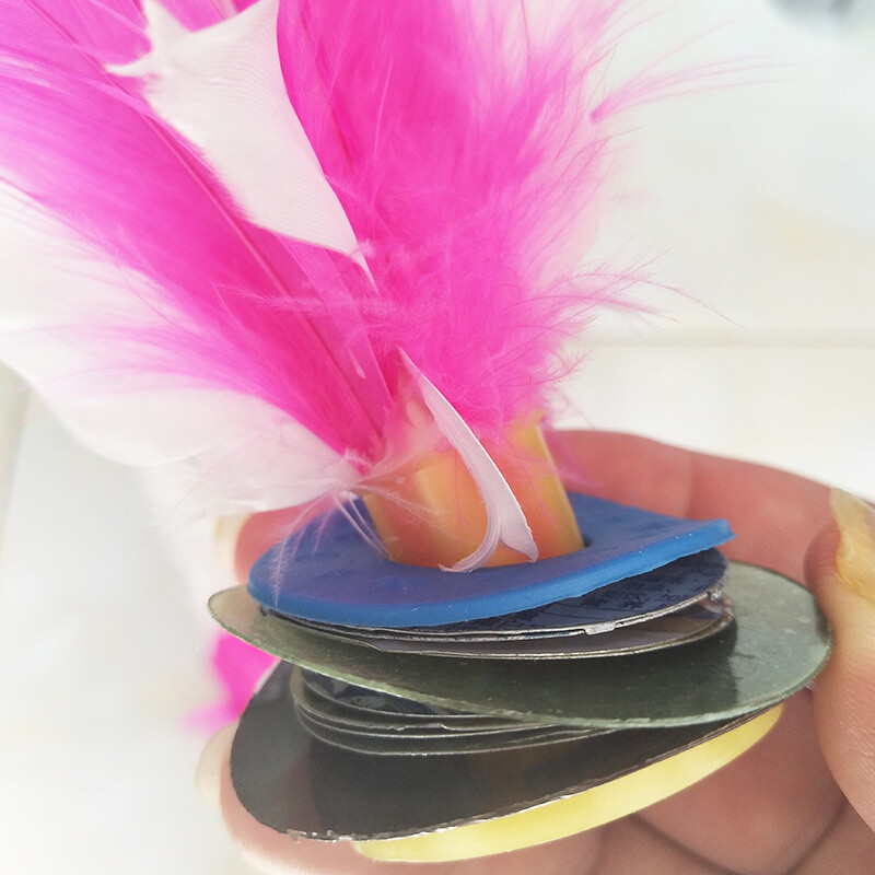 White Feather Shuttlecock China Jianzi Foot Kick Goose Feather ...