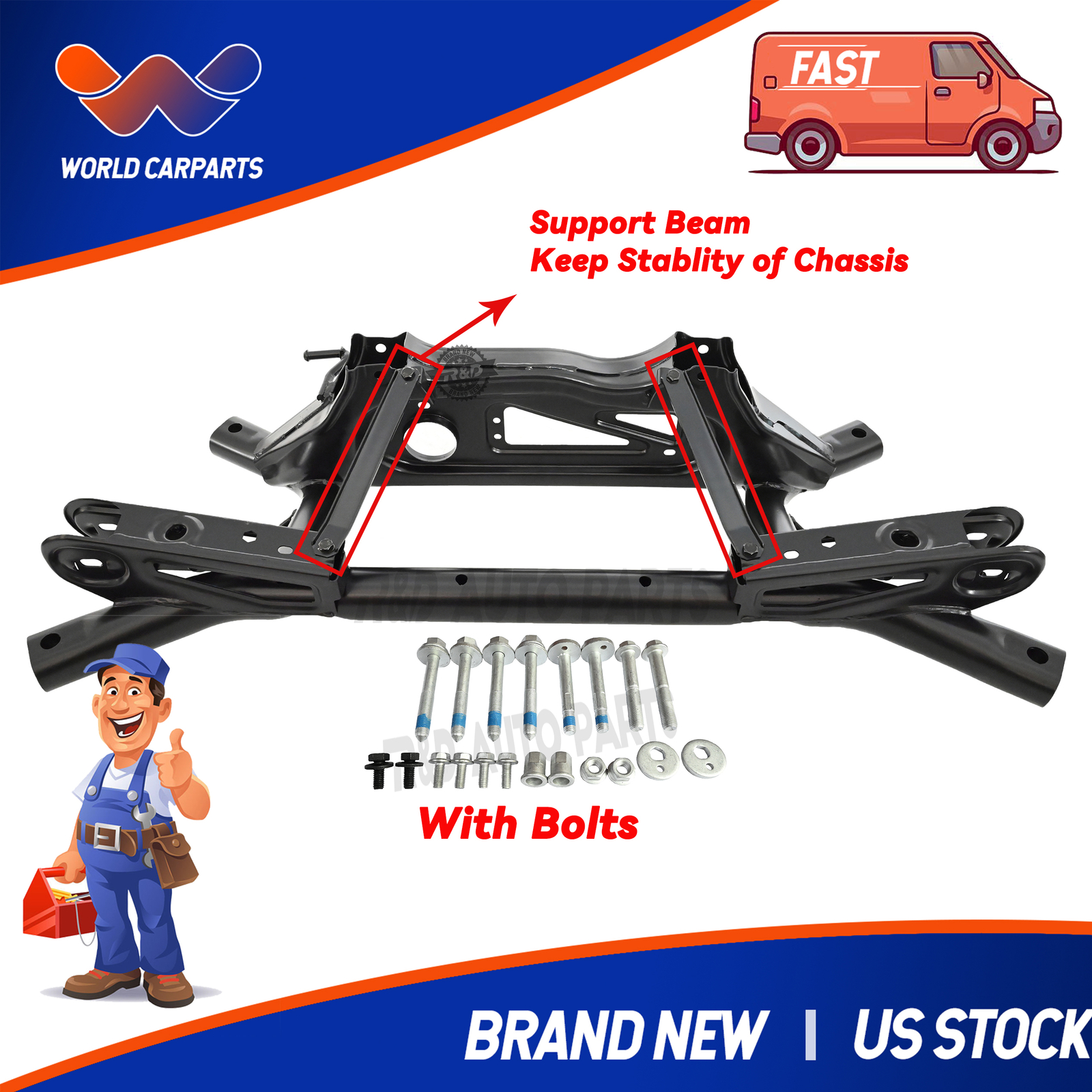 Rear Crossmember Frame Axle FWD 2WD for Dodge Caliber Jeep Compass ...