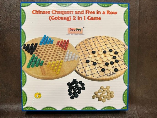 Chinese Checkers and Five in a Row Dual Board Game | eBay