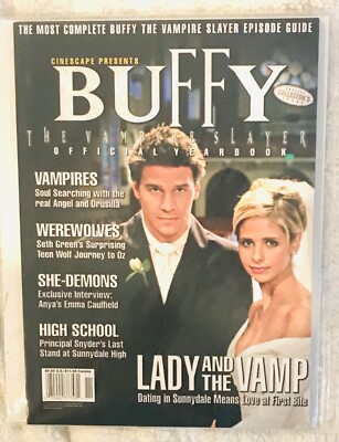 Buffy the Vampire Slayer Official Yearbook 1998 Cinescape Magazine NEW ...