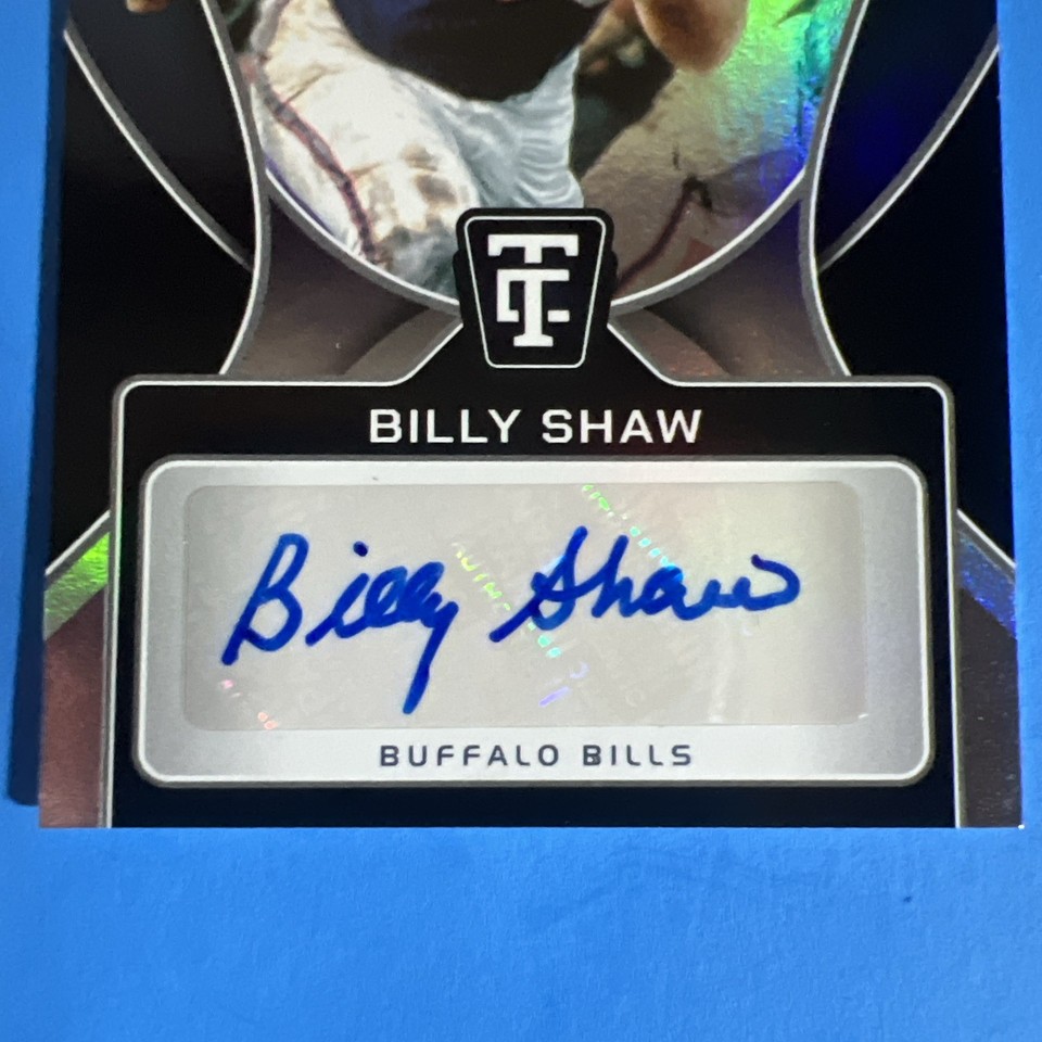 2024 Totally Certified Football BILLY SHAW Auto #SIG-BSW BUFFALO BILLS ...