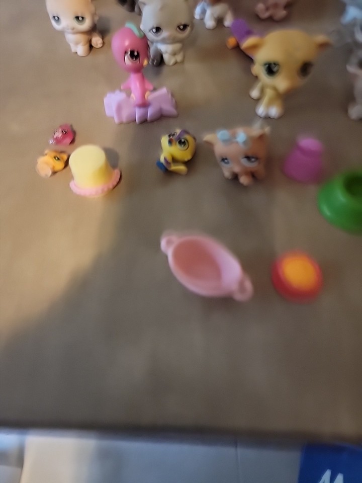 Littlest Pet Shop LPS 49 PLUS Pets LOT Hasbro PLUS ACCESSORIES | eBay