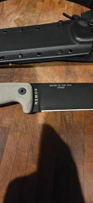 ESEE Authentic JUNGLAS-E Survival Knife, Kydex Sheath, MOLLE Backing | eBay
