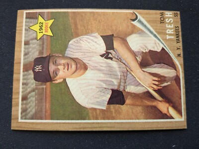 1962 Topps Baseball Card # 31 Tom Tresh RC - New York Yankees (VG/EX ...
