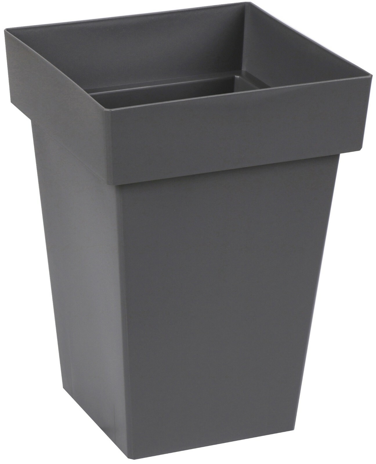 Large Square Plant Pots 23 Litre 40cm Tall Flower Pot Planters Green ...