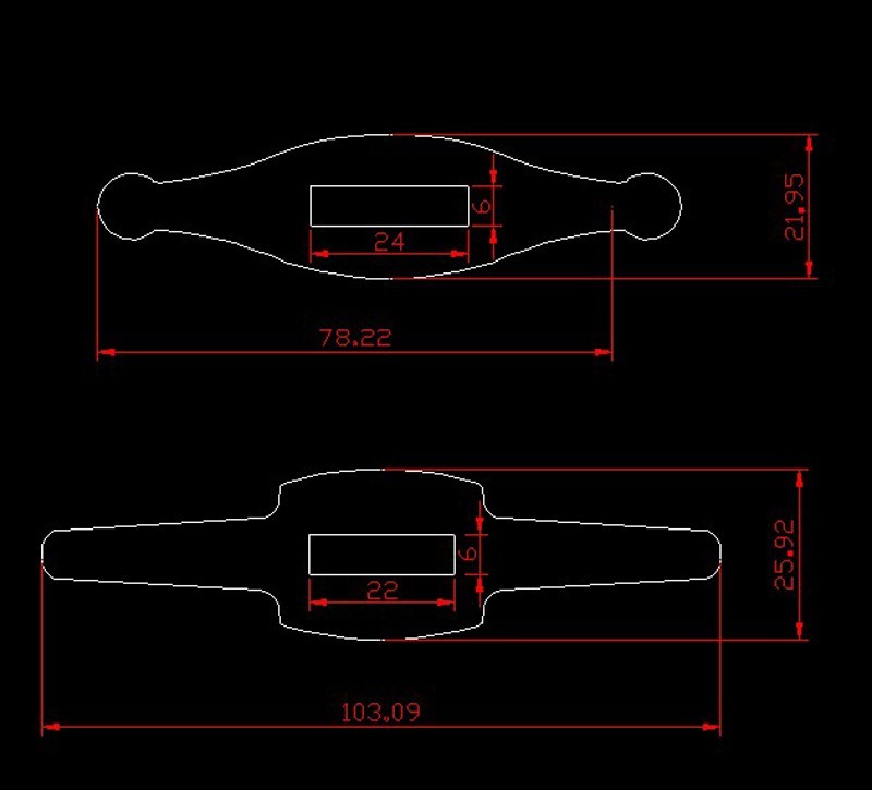 22/24mm Hand Guard Quillion Protector Module Parts New For Knife Dagger ...