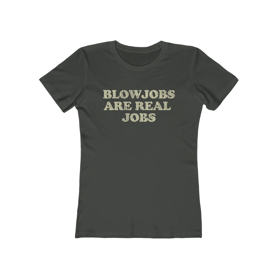 Blowjobs Are Real Jobs 1978 Vintage Women's T-Shirt | eBay