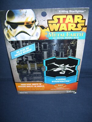 Star Wars Metal Earth X-Wing Starfighter 3D Metal Model Kit New ...