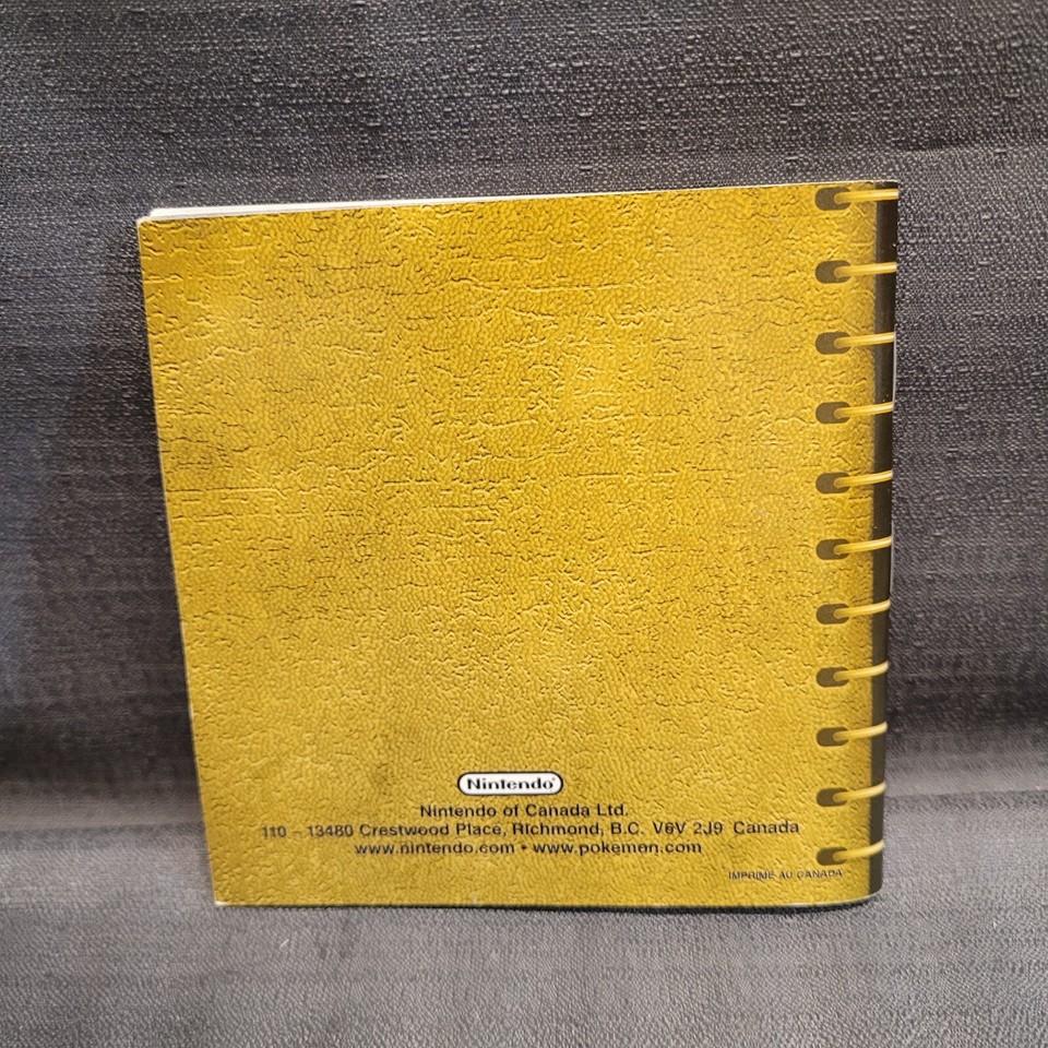 FRENCH ONLY! Pokemon Yellow Trainer's Guide Instruction Manual Nintendo ...