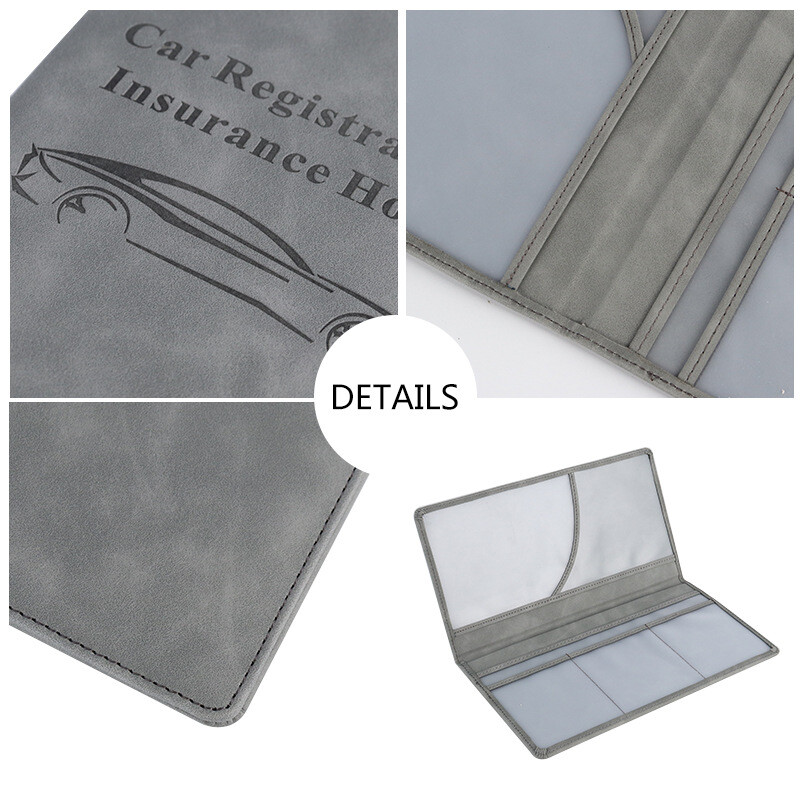 Car Insurance and Registration Card Holder - Vehicle Glove Box Car ...