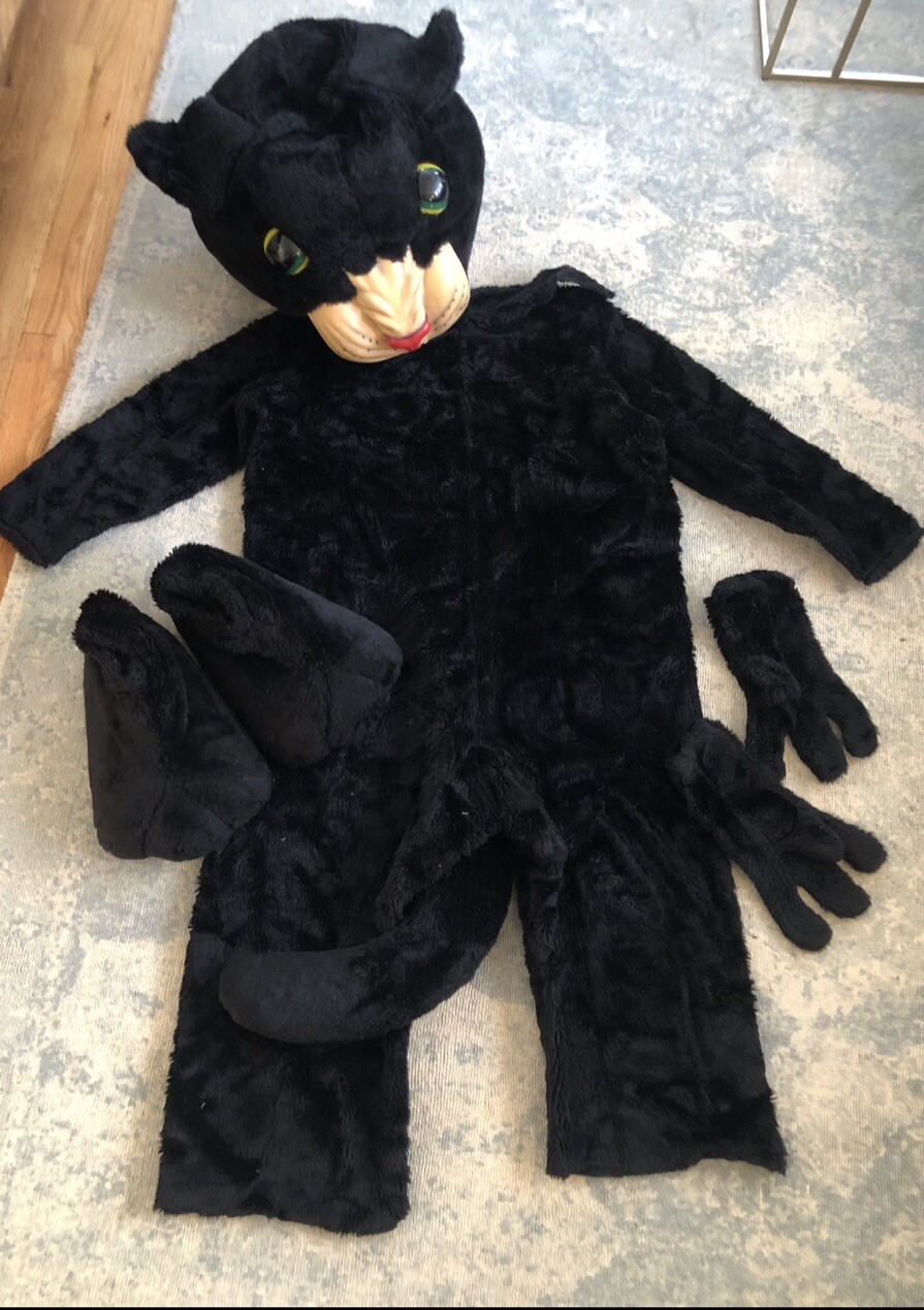 Alinco Costume Panther Mascot Head Feet Gloves Needs … - Gem