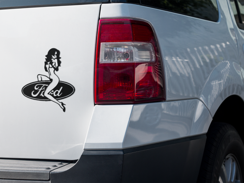 Hot & Sexy Ford Girl Car Window Decal Graphic Truck Bumper Sticker | eBay