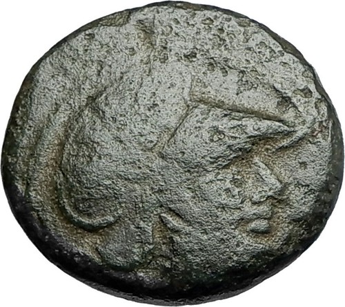 LYSIMACHOS Thrace King 305BC Lampsakos Ancient Greek Coin ATHENA TROPHY ...