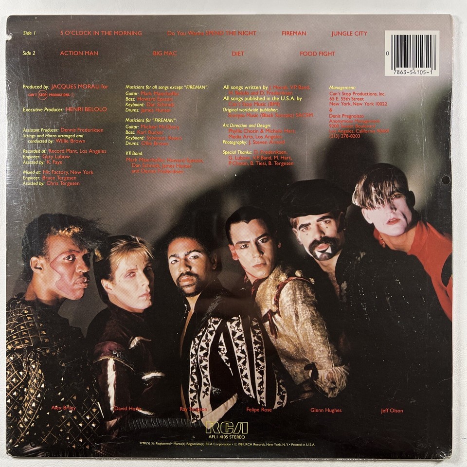 VILLAGE PEOPLE “Renaissance” LP/RCA AFLI 4105 (Sealed) 1981 78635410518 ...