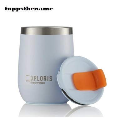 NEW Tupperware Xploris Tumbler 230ml Double Walled Stainless Steel Cup ...