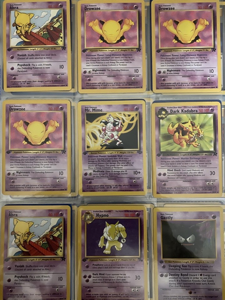 🥇 1ST EDITION POKEMON CARD🥇 Authentic Original Pokémon 1998 to 2002 LP ...