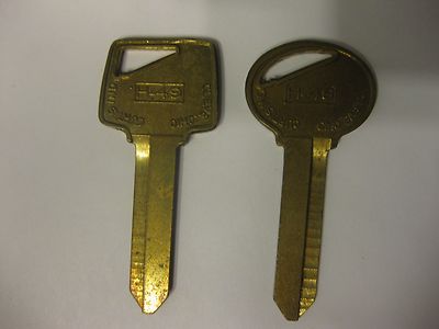66 67 Ford Falcon Ranchero Key Blanks Ignition Door Trunk Tail Vintage ...