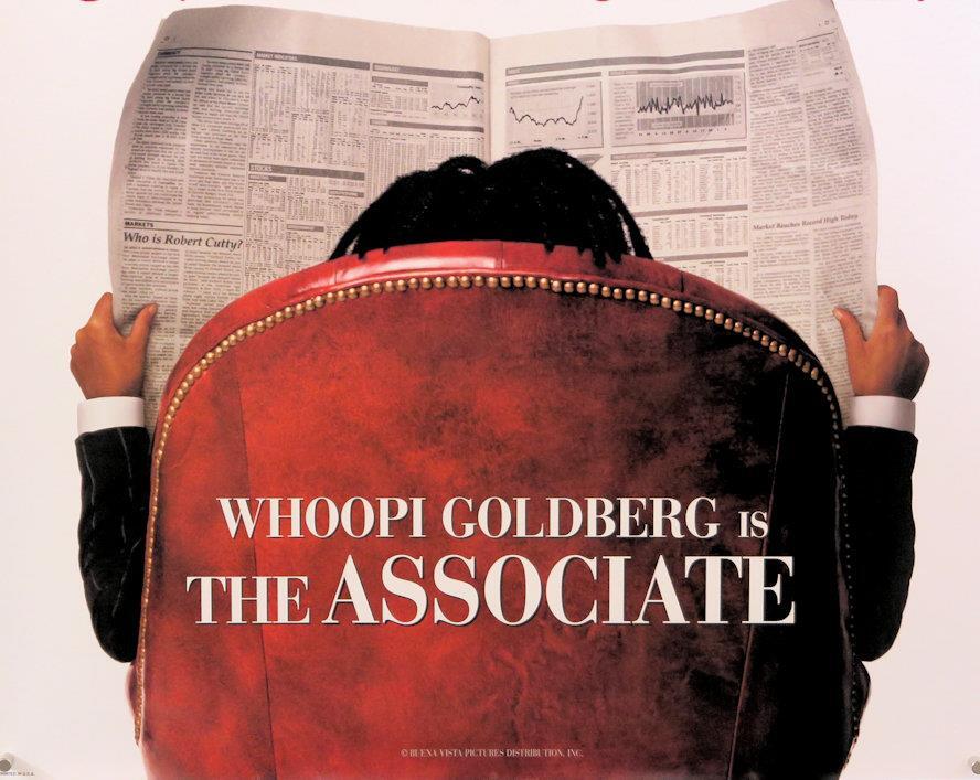 R119 THE ASSOCIATE DS advance one-sheet movie poster '96 Whoopi ...