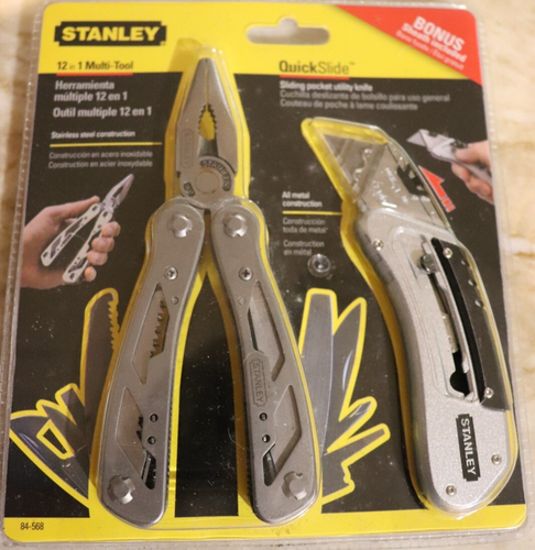 Stanley Multi-Tool & Knife Set 12-in-1 Stainless Steel / #84-568 | eBay