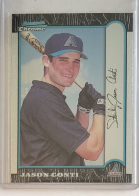 1999 Bowman Chrome #162 Jason Conti Arizona Diamondbacks Baseball Card ...