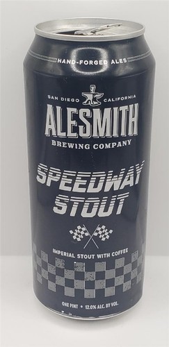 Craft Beer Can Alesmith Brewing Company Speedway Stout Imperial Coffee ...