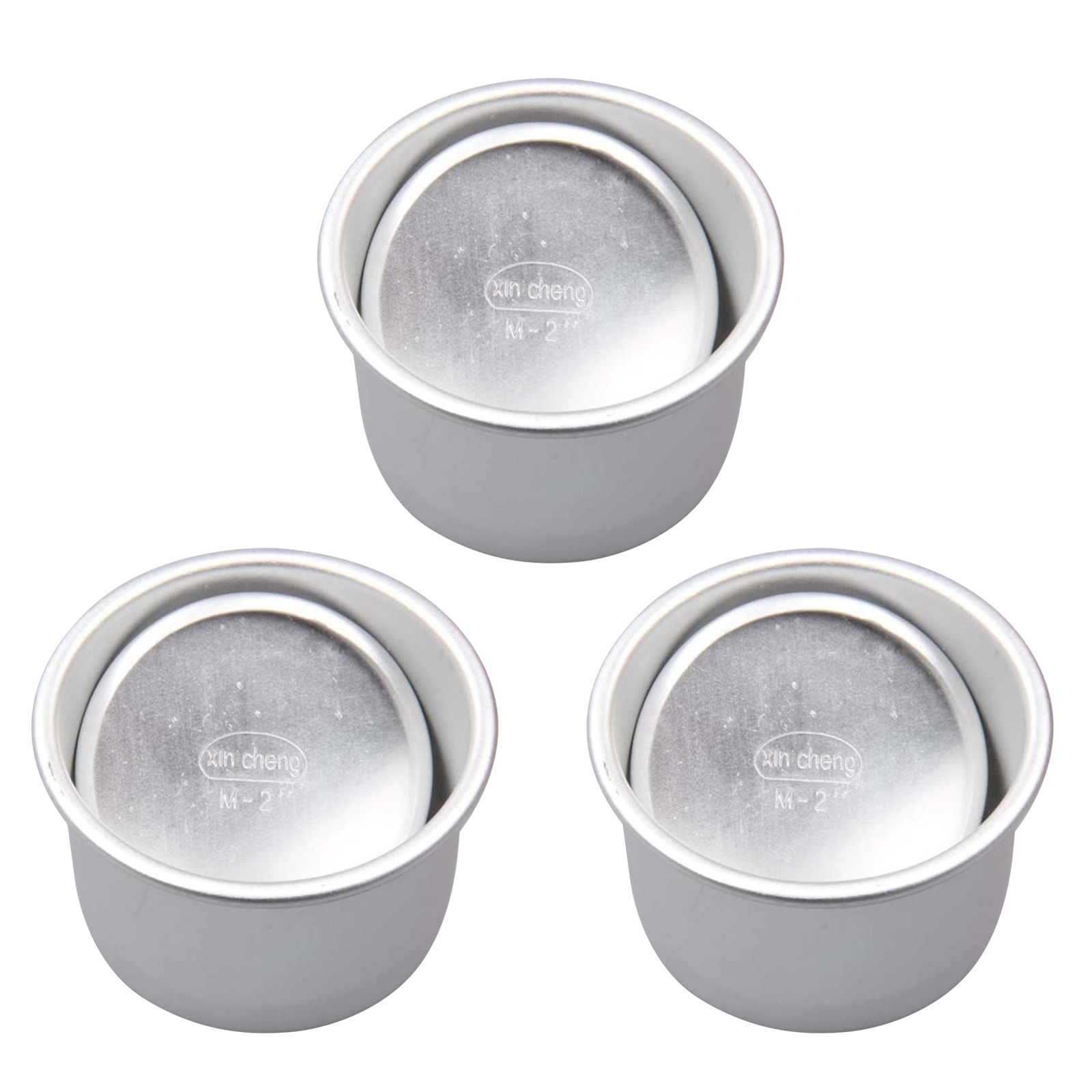 3pcs/set 2inch Cake Pan Useful Removable Bottom Loose Base Cake Baking ...