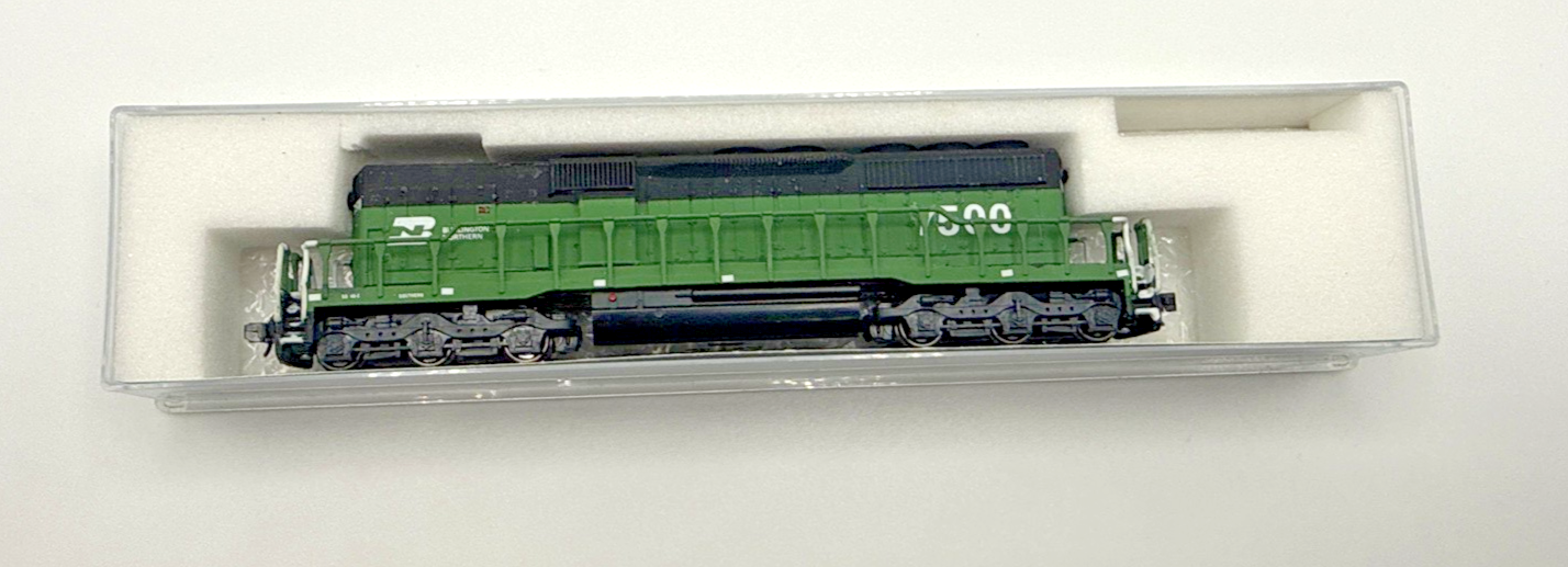 Custom Kato SD40-2B Burlington Northern 7500 N scale Locomotive DCC | eBay