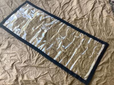 Vintage Army Military Surplus GP Tent Window Vinyl Weatherproof ...