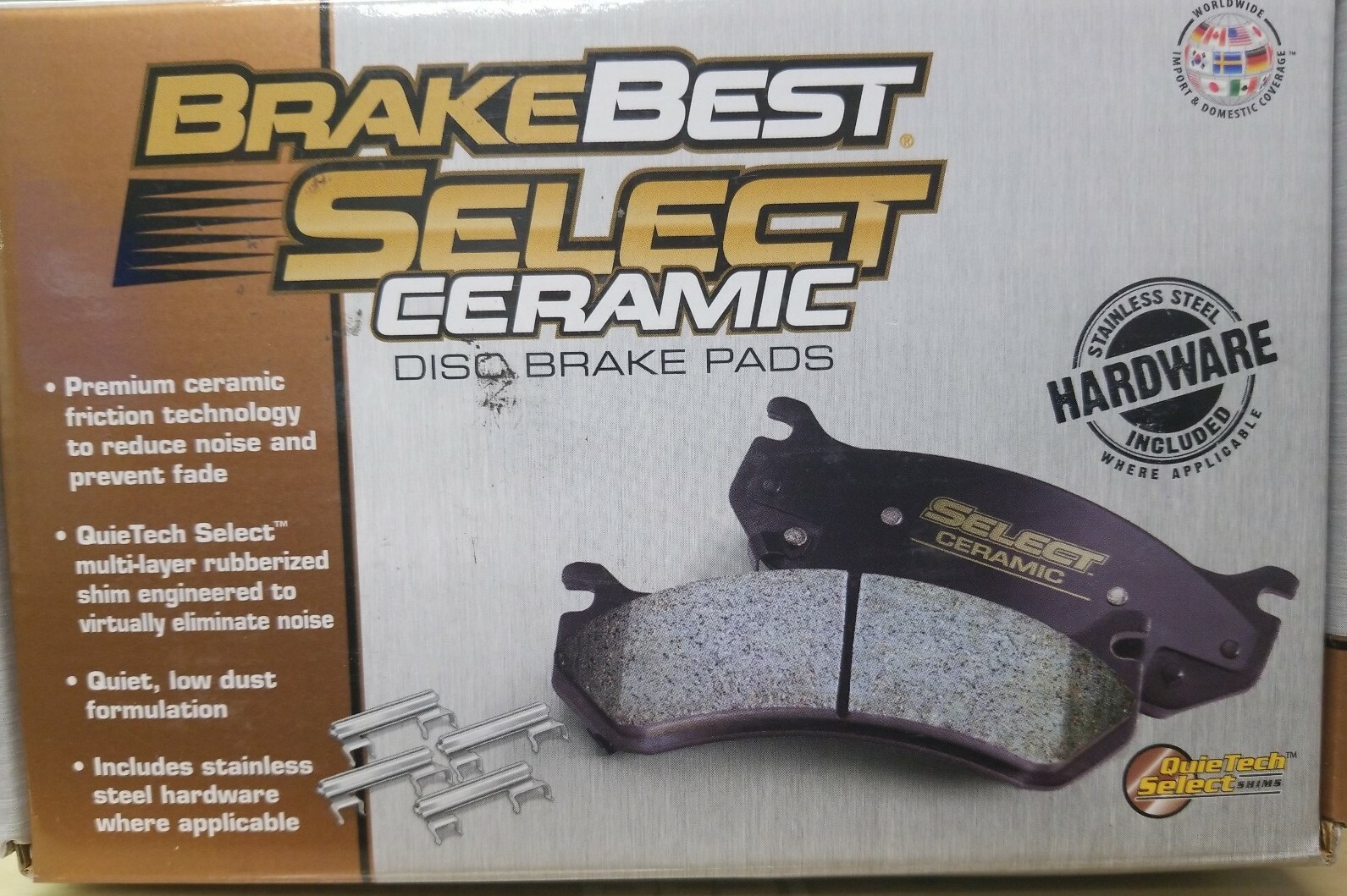 2006-2013 chevy corvette C1419A BrakeBest Select Premium Ceramic Disk ...