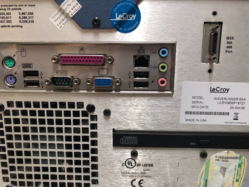 LeCroy WaveRunner 6030A 350MHz, 4-Ch, 2.5/5GS/s, 2/4 Mpts Digital ...