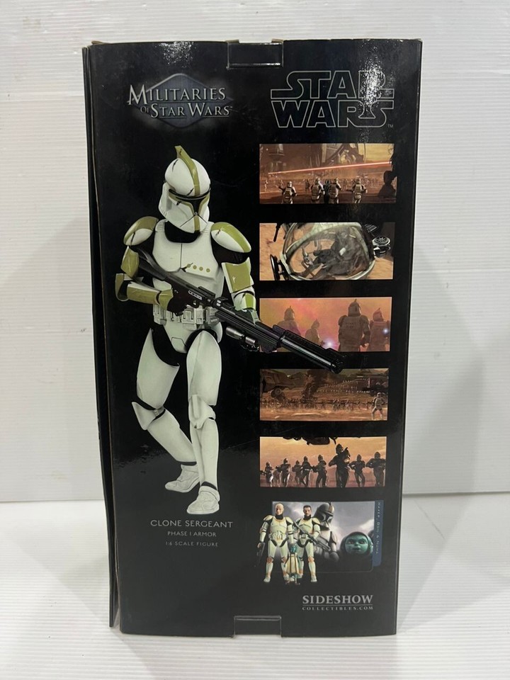 SIDESHOW STAR WARS CLONE SERGEANT PHASE I ARMOR 1/6 | eBay