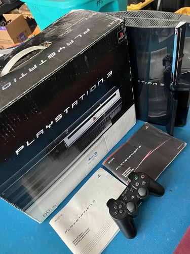 Sony PlayStation 3 PS3 Backwards Compatible Console CECHA01 2007 CIB ...