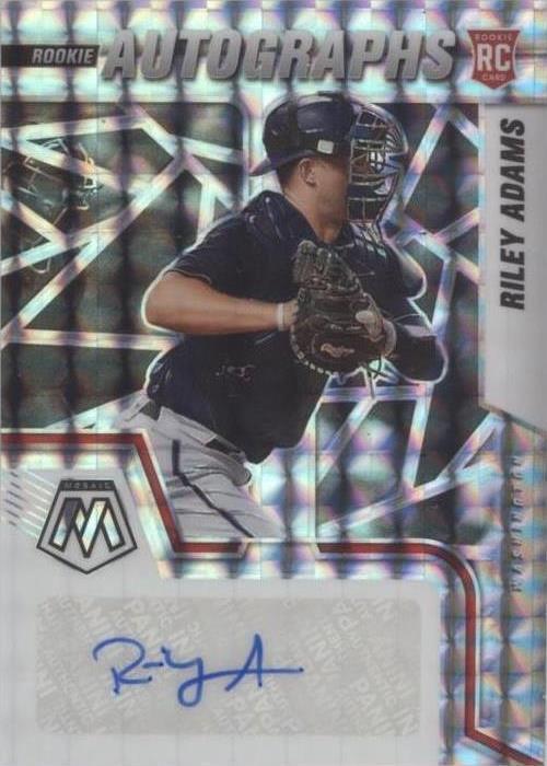 2022 Panini Mosaic - Rookie Autographs Holo Riley Adams #RAM-RA Mosaic ...
