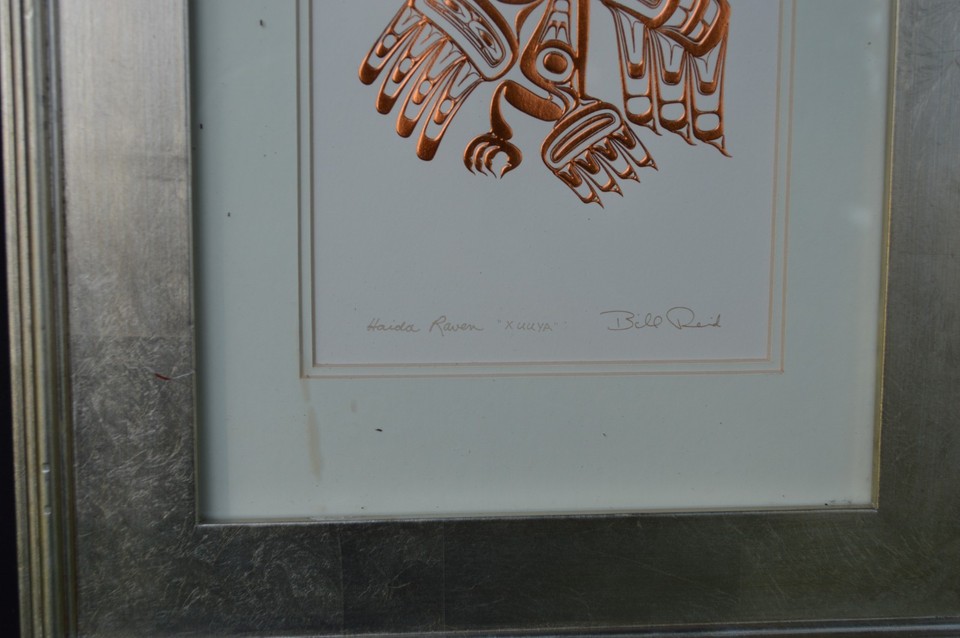 BILL REID SIGNED " HAIDA RAVEN " ARTWORK * FAMOUS CANADIAN ARTIST | eBay