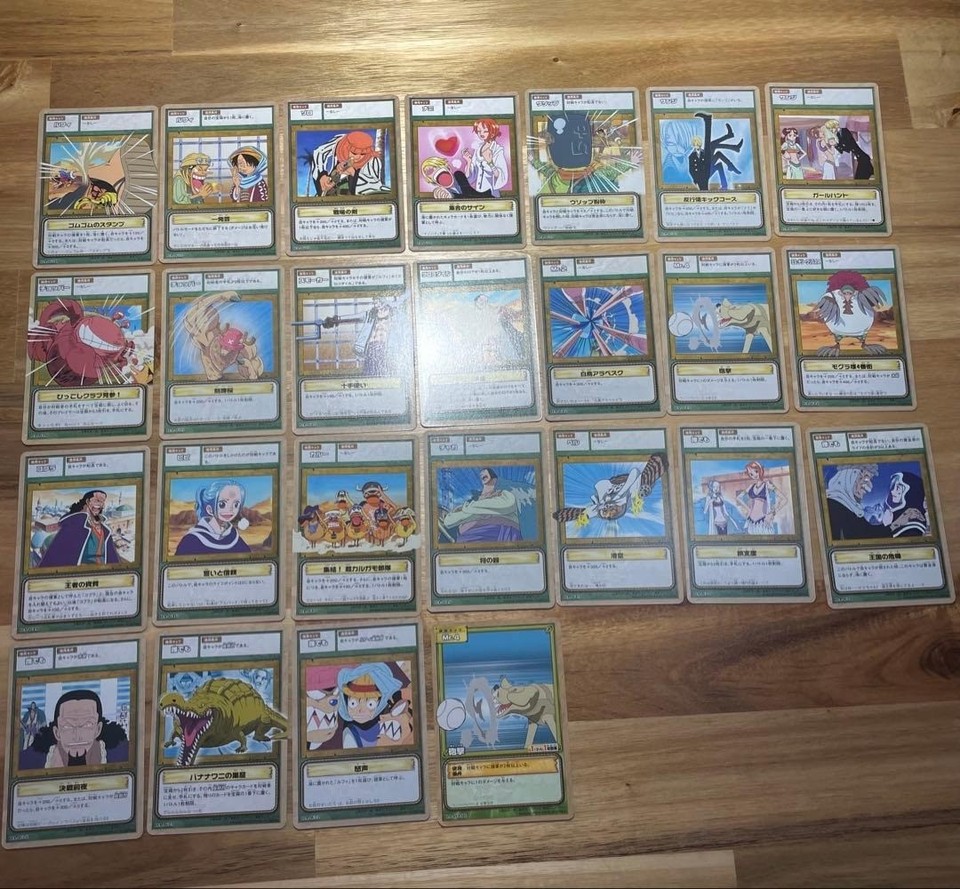ONE PIECE Carddass Alabasta Full Complete Set 46 cards Japanese 2002 | eBay