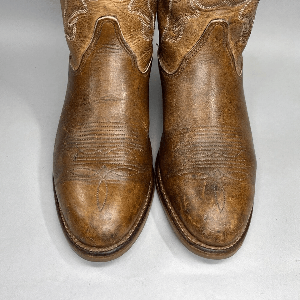 Double H Boots Men's Size 11EE Gel Ice Brown Leather Western Cowboy ...