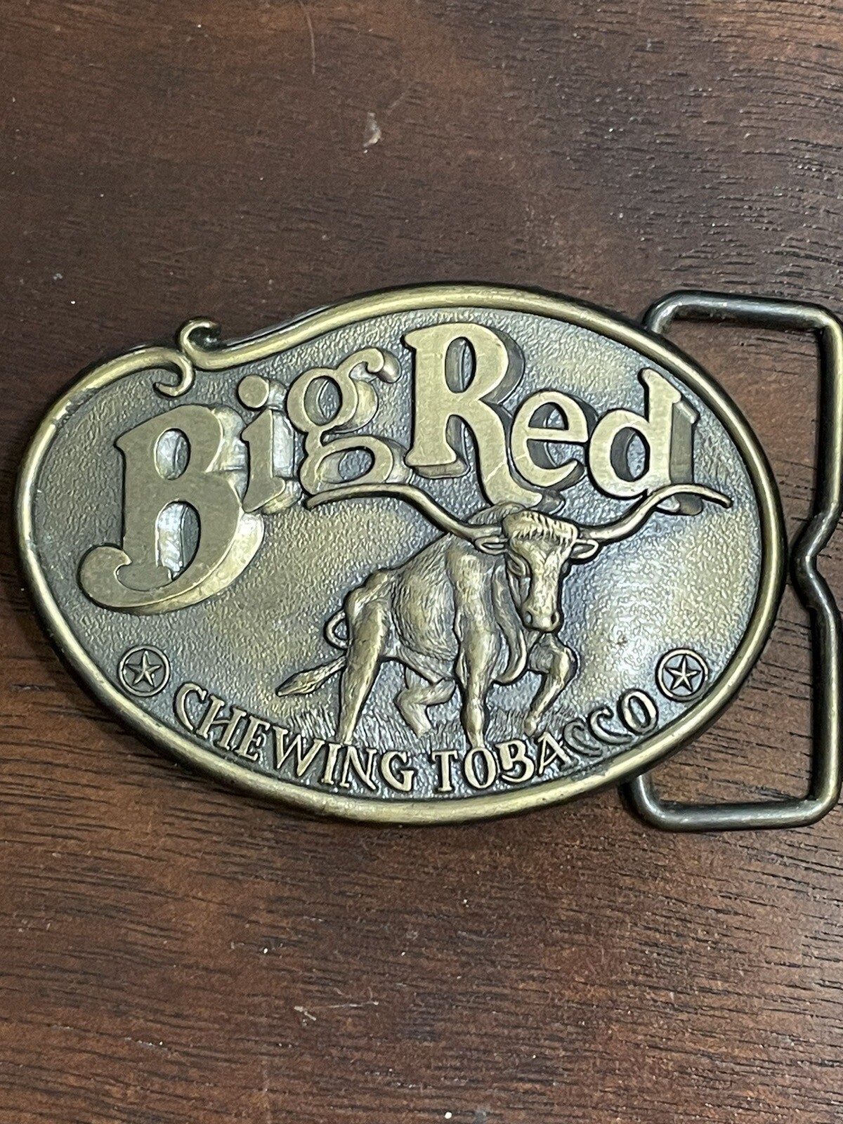 NA29162 VINTAGE 1970s **BIG RED CHEWING TOBACCO** BELT BUCKLE | eBay