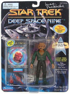 Star Trek Deep Space Nine Rom Nog Max Grodénchik Signature Space Cap ...