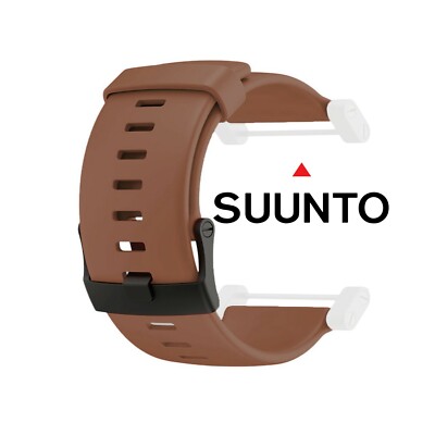 24mm SUUNTO Core Rubber Strap Coffee Brown Diver Watch Band PVD Buckle ...