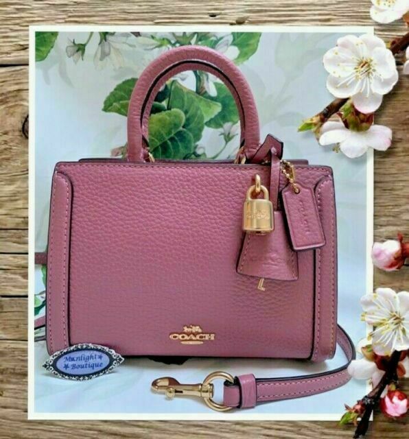 Coach 3015 Zoe Micro Crossbody Satchel Handbag, Mini - Im/Rose for sale ...
