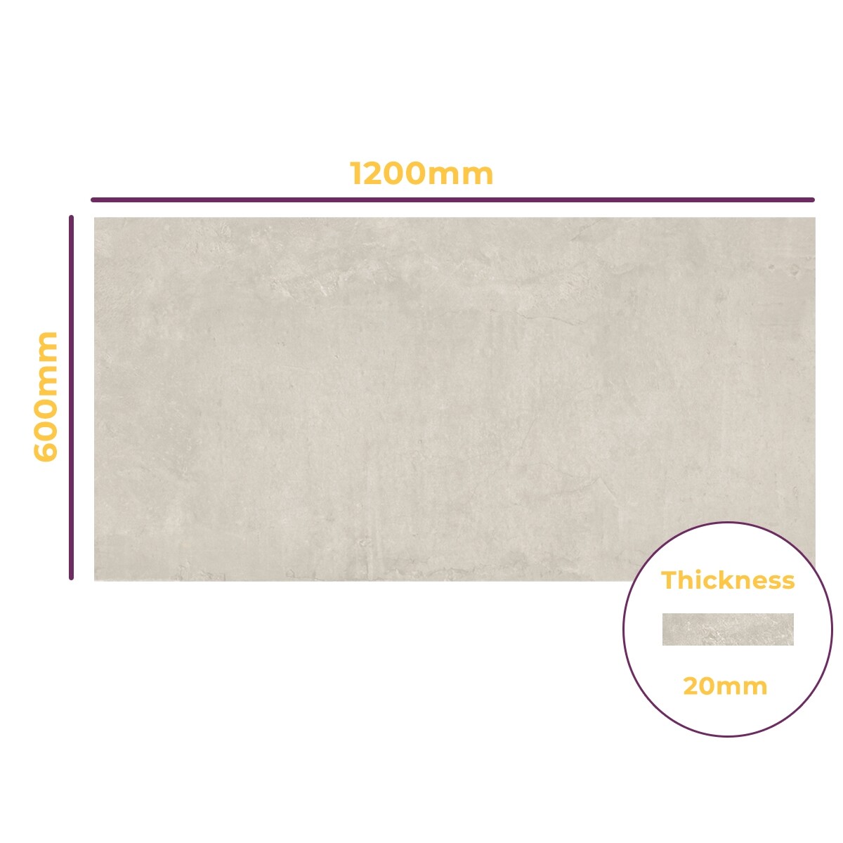 Harlyn Tan Outdoor Flooring Paver Slab Porcelain Patio Floor Tile ...