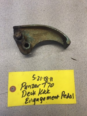 Pennsylvania PANZER T70/T75 Mower Deck Kick Pedal -RARE | eBay