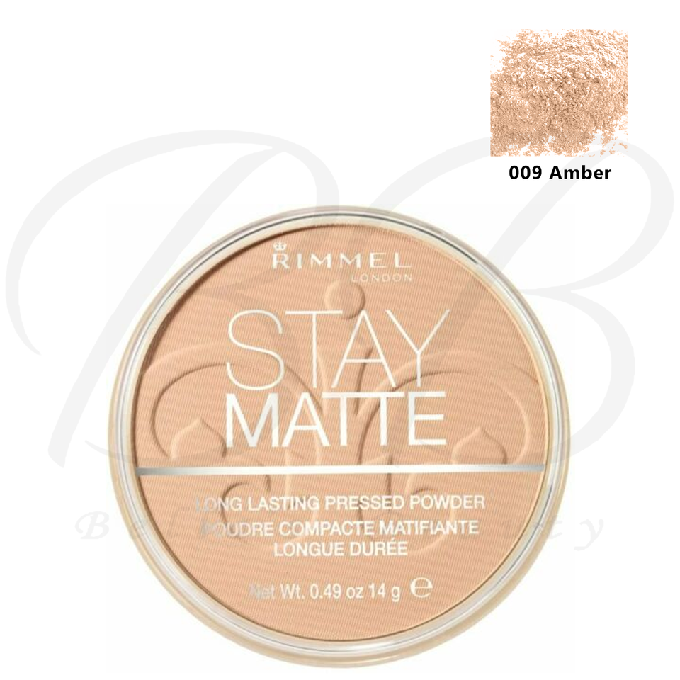 RIMMEL London Stay Matte Long Lasting Shine Pressed Face Powder 14g ...