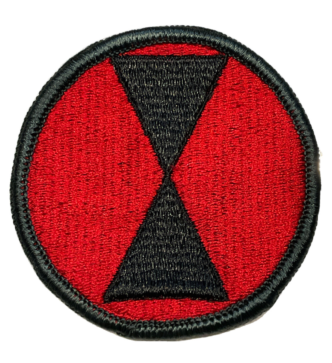 Vietnam War Era U.S. ARMY 7th INFANTRY DIVISION COLOR MERROWED EDGES ...