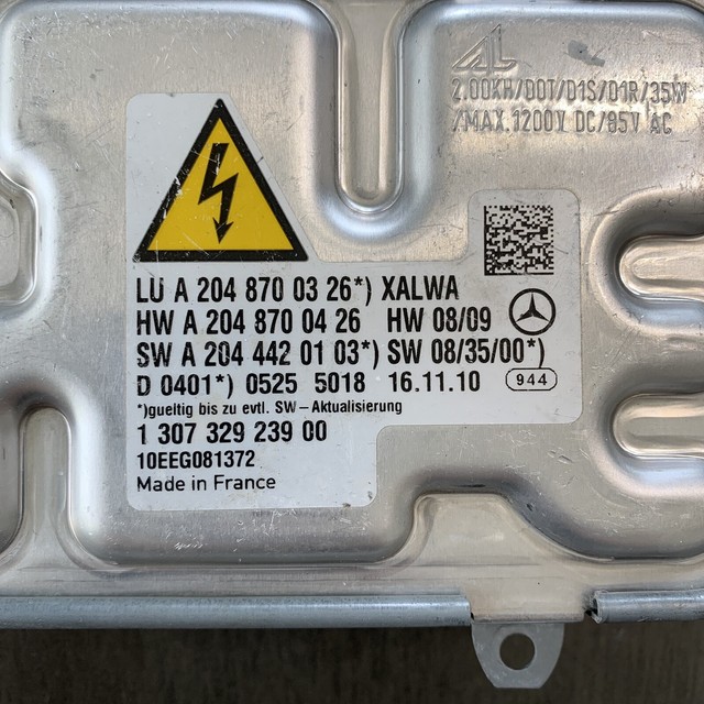 MERCEDES Mercedes-Benz OEM Headlight Head Light Lamp-control Module ...