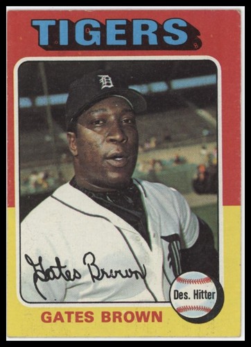 1975 Topps #371 Gates Brown - Detroit Tigers | eBay
