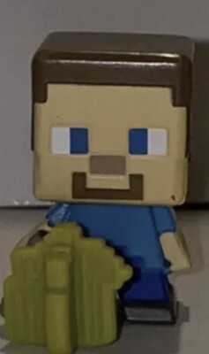 Minecraft Mini-Figures Obsidian Series 4 1" in Farming Steve Figure ...