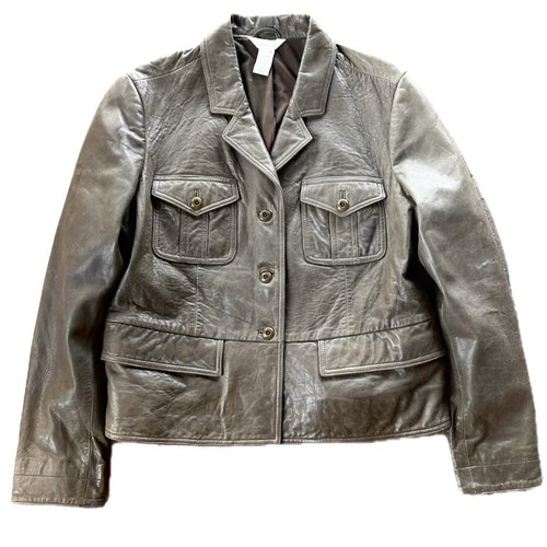 Sundance Leather Jacket Vintage 60s 70s Style Soft Warm Women's | eBay